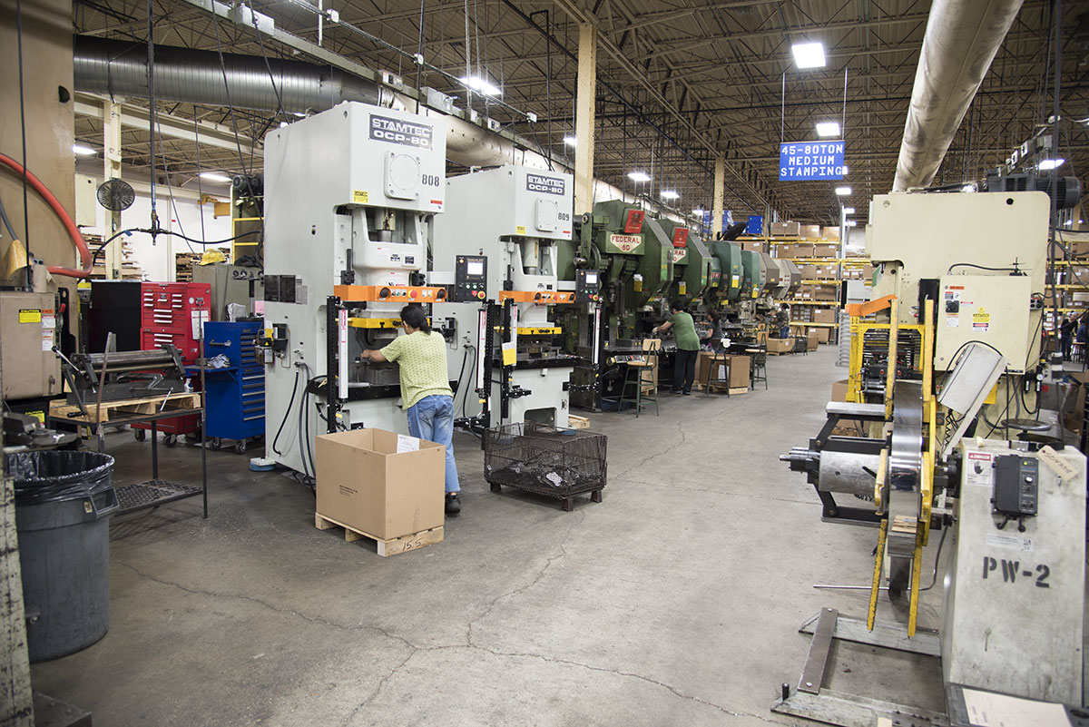 Wrico Stamping of Wisconsin – Production Department